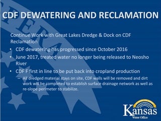 Dredging and Disposal Site Reclamation at John Redmond Reservoir ...