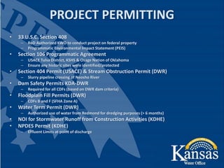 Dredging and Disposal Site Reclamation at John Redmond Reservoir ...