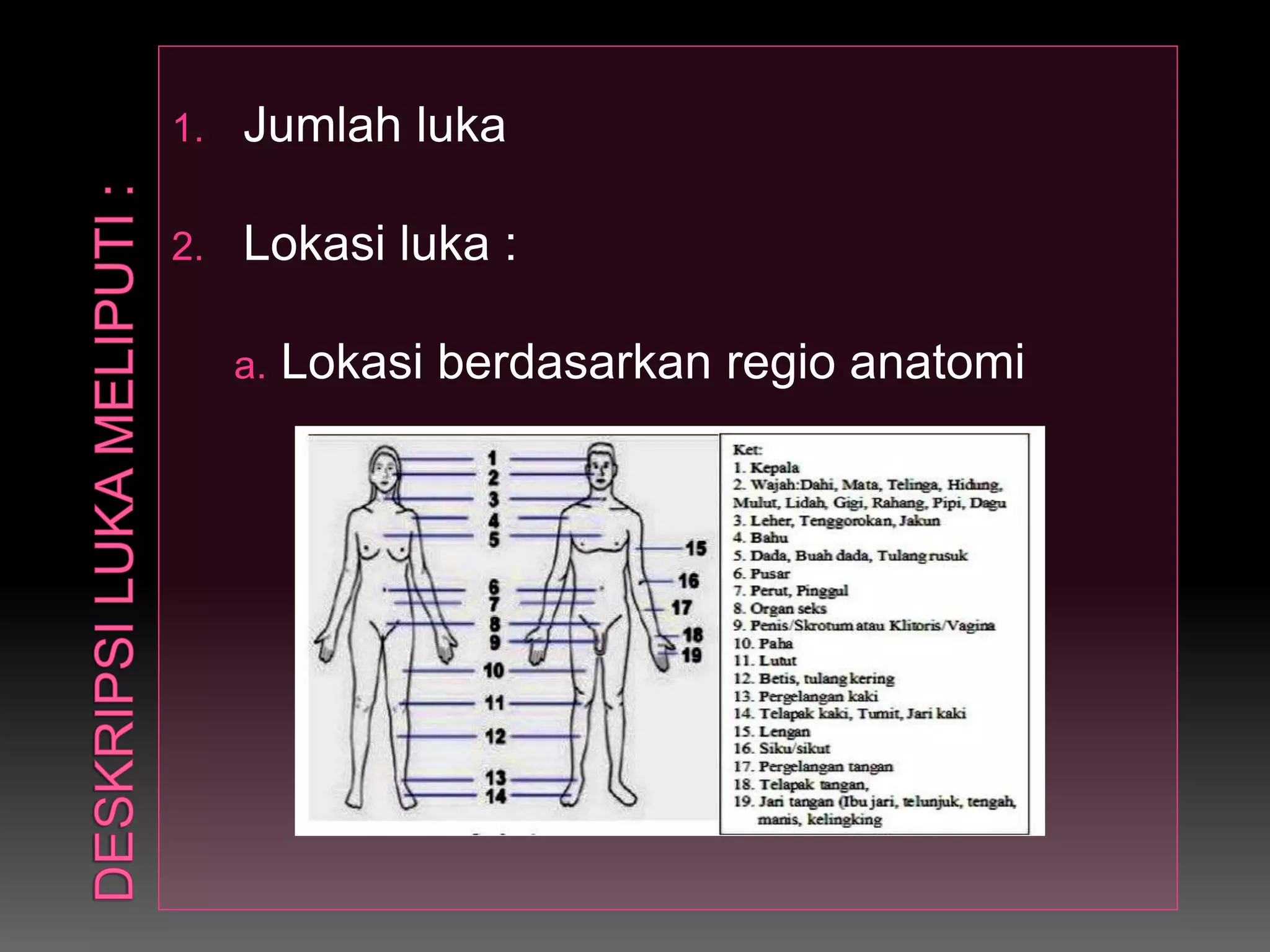 luka akibat benda tajam | PPTX