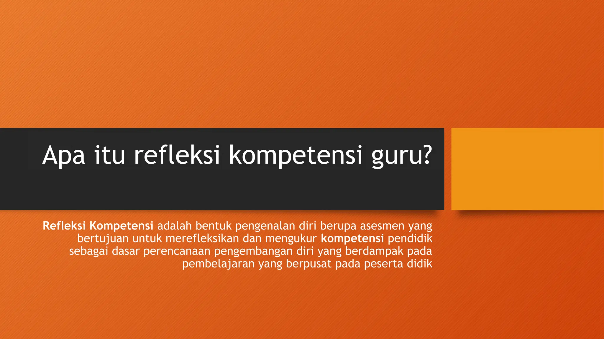PPT REFLEKSI pembelajaran guru yang di observasi oleh kepala sekolah | PPTX