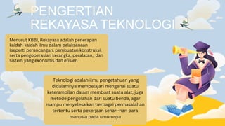 Materi P5 KURIKULUM MERDEKA REKAYASA TEKNOLOGI | PPTX
