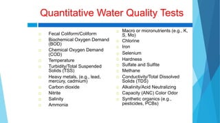 water pollution control and measurment | PPTX