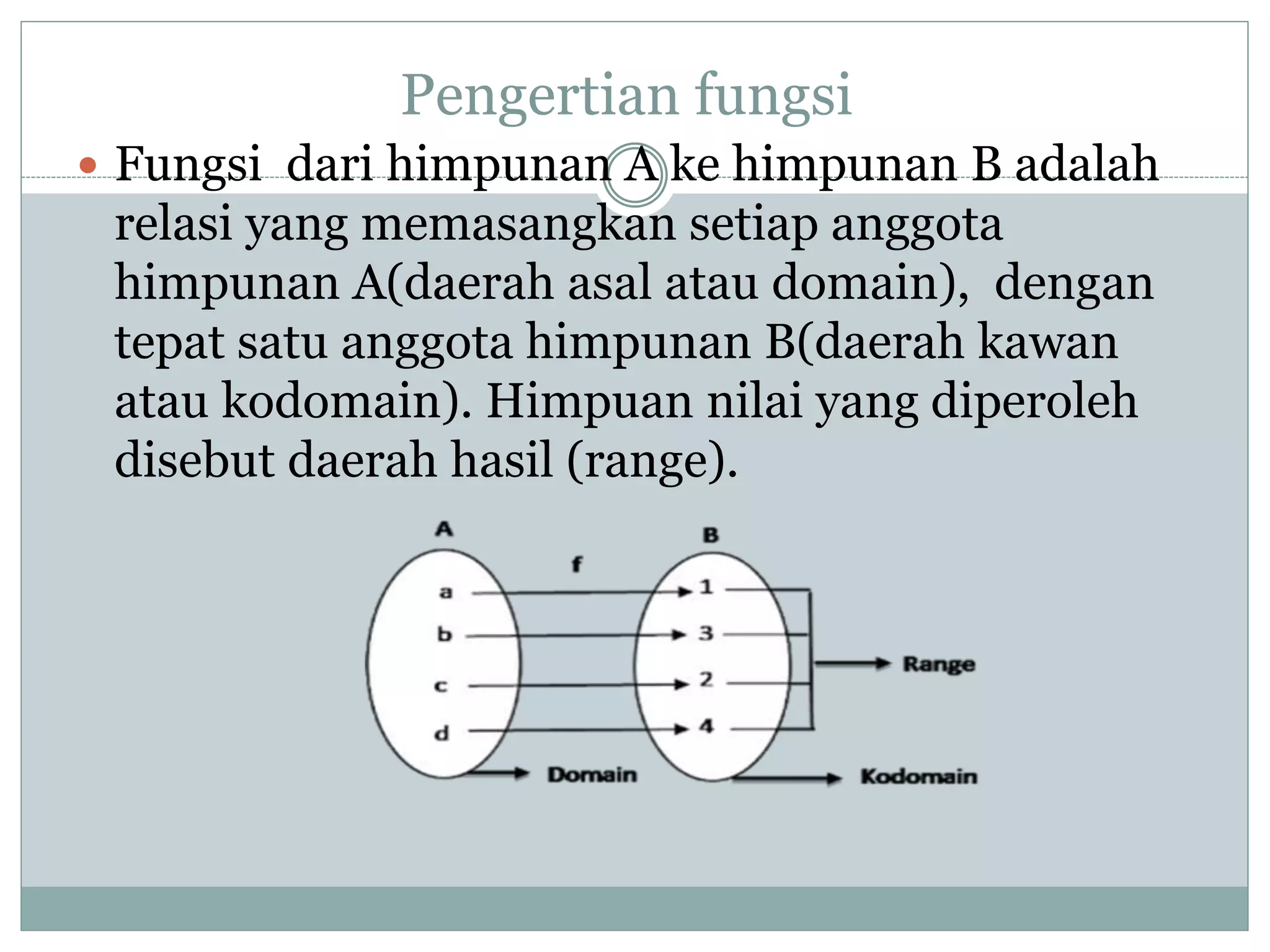 PPT Relasi dan Fungsi | PPTX