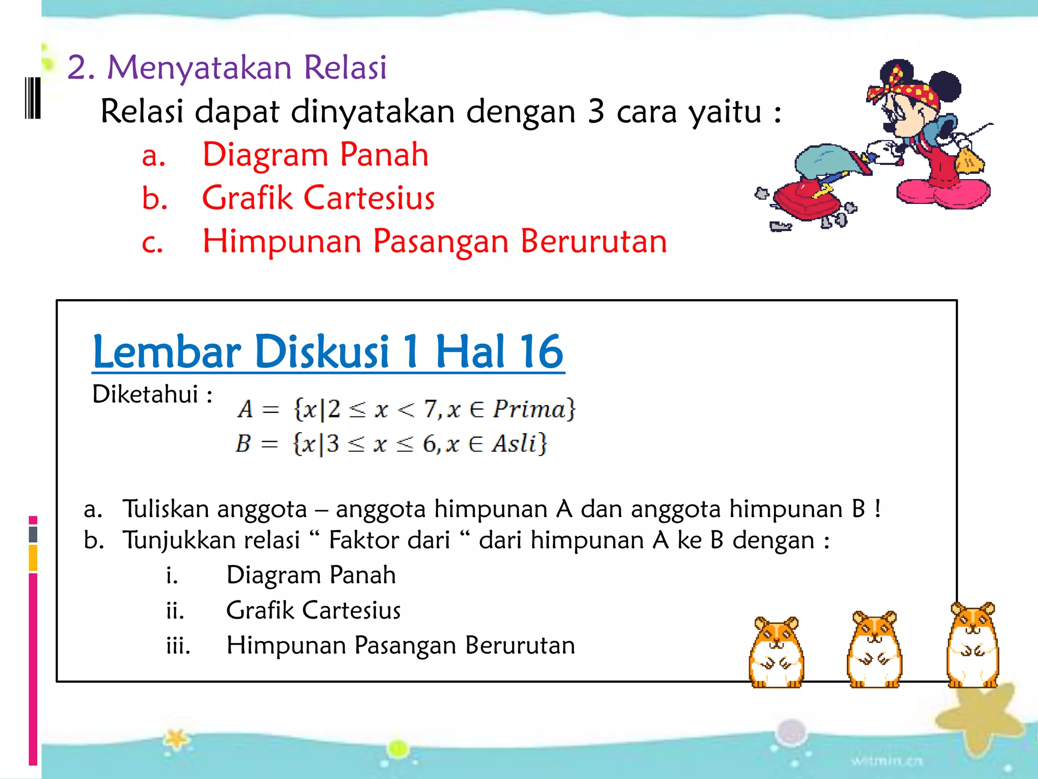 PPT Relasi & Fungsi Matematika Kelas VIII | PDF
