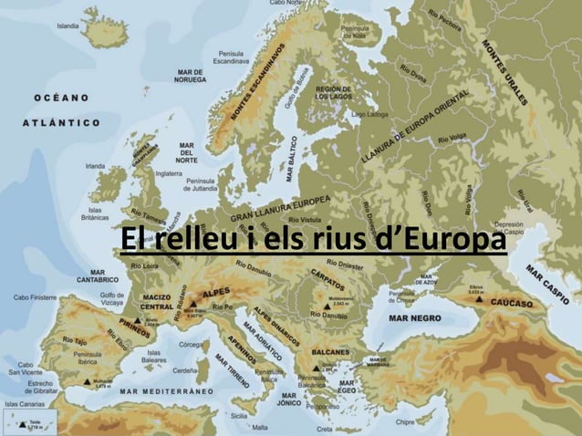 El relleu i els rius del món | PPT
