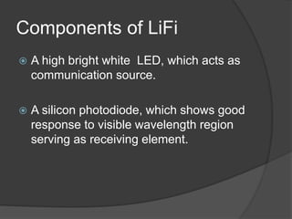 Li fi ppt | PPTX | Computer Networking | Computing