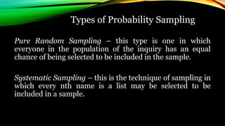 Data Gathering, Sampling, Data Management and Data Integrity | PPTX