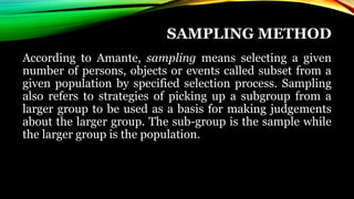 Data Gathering, Sampling, Data Management and Data Integrity | PPTX