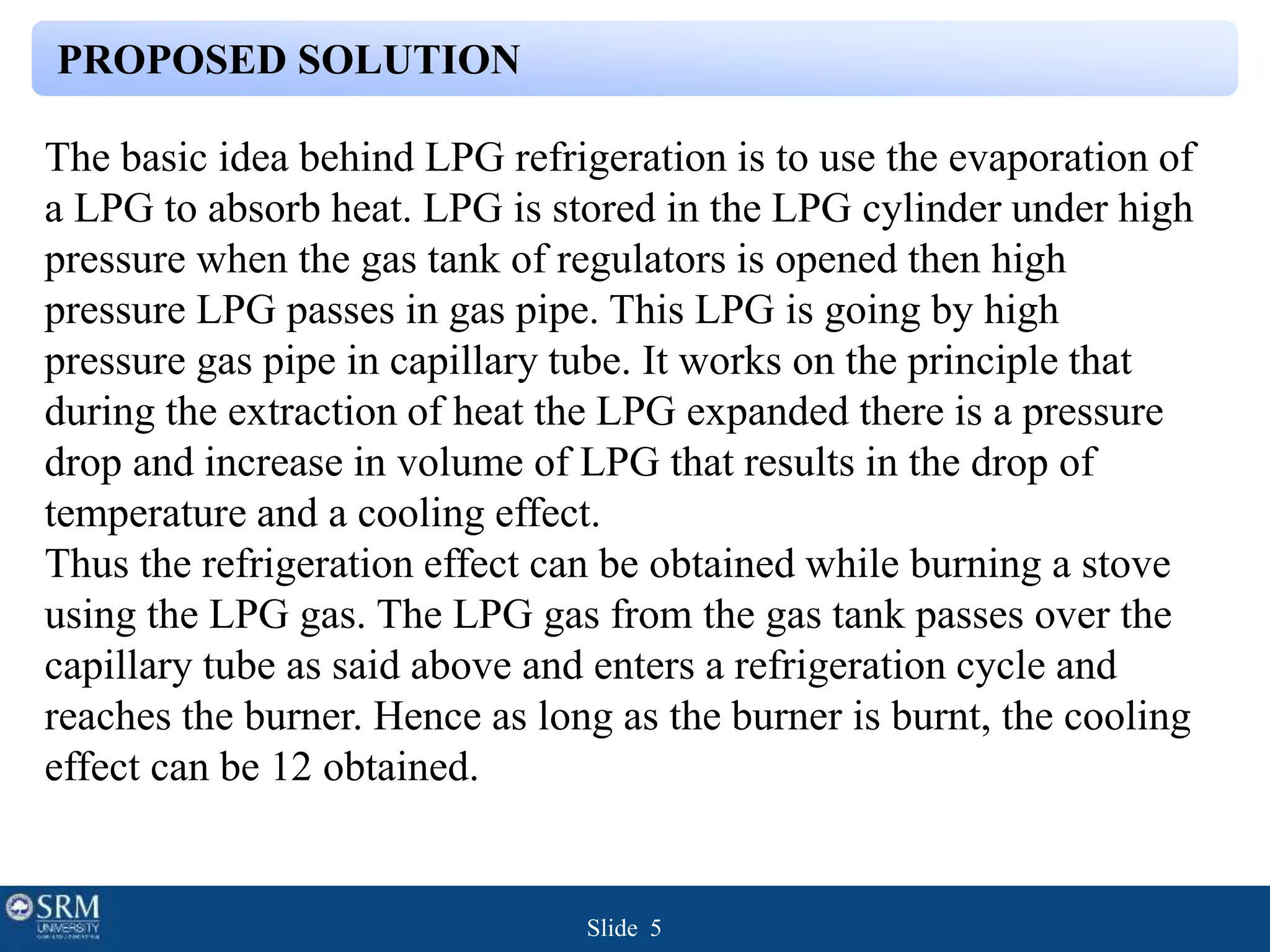 LPG Refrigeration Sytem | PPTX