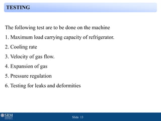 LPG Refrigeration Sytem | PPTX