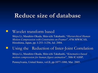 Iterative Frame Decimation and Watermarking for Human Motion Animation ...