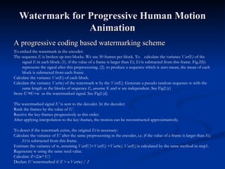 Iterative Frame Decimation and Watermarking for Human Motion Animation ...