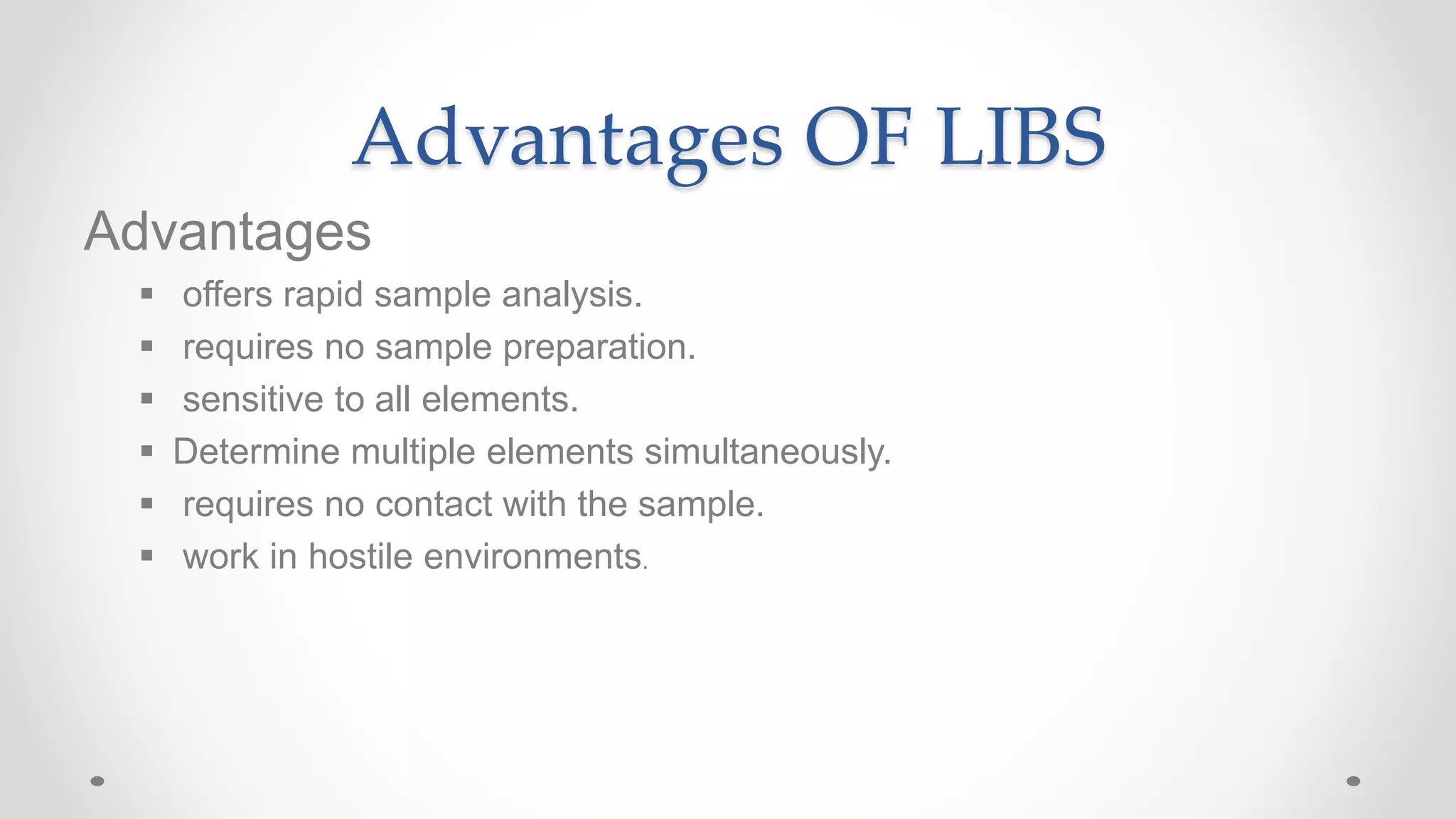 Elemental Analysis of Spinach Using LIBS | PPTX
