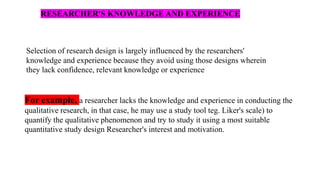 PPT research design TYPE OF RESEARCH DESIGN.pptx