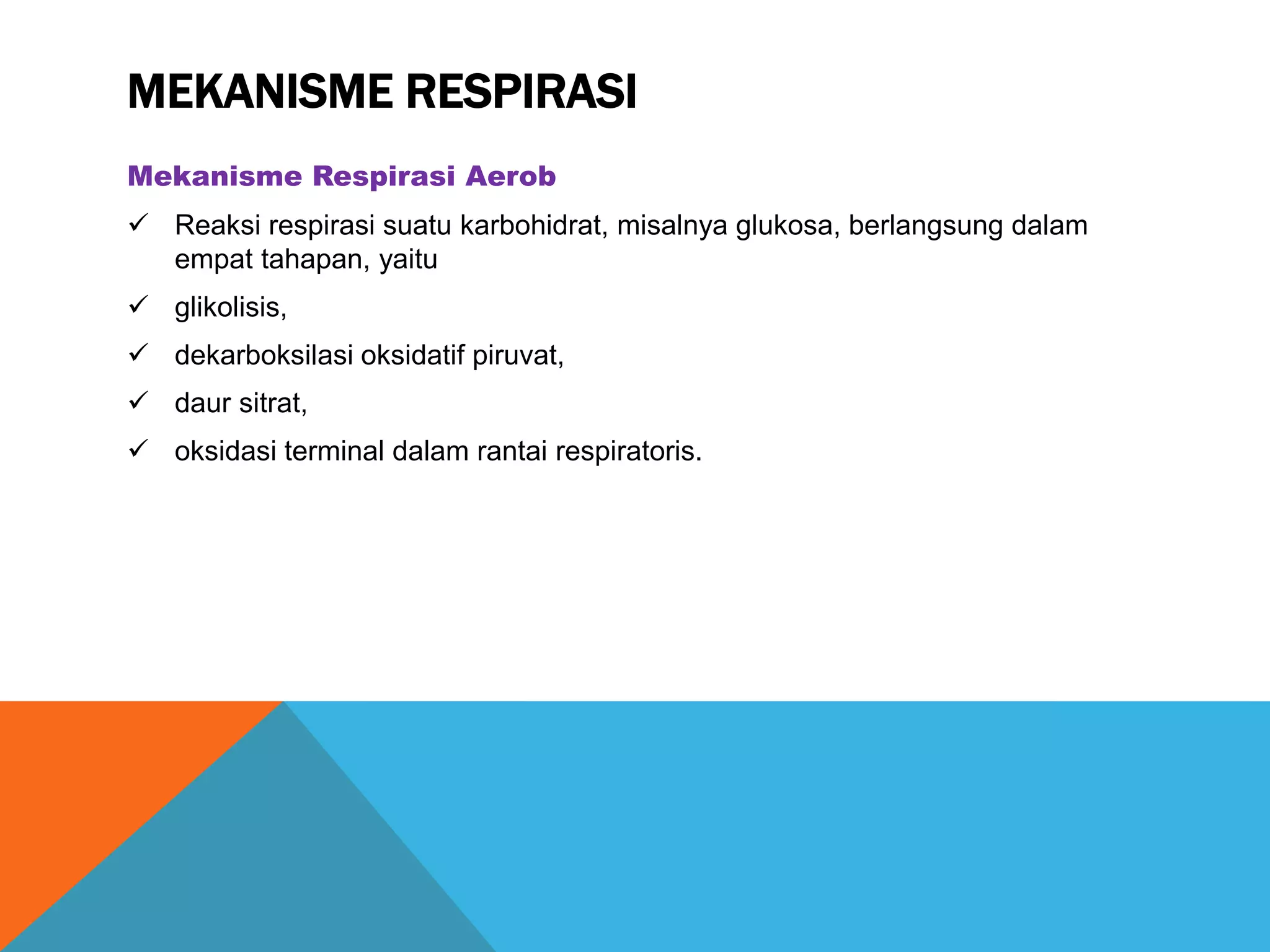 Respirasi tumbuhan | PPTX