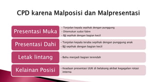 (PPT) Responsi CPD Cephalopelvic Disproportion | PDF