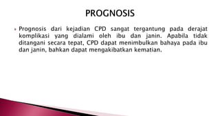 (PPT) Responsi CPD Cephalopelvic Disproportion | PDF