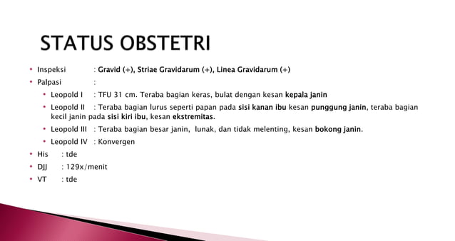 (PPT) Responsi CPD Cephalopelvic Disproportion | PDF