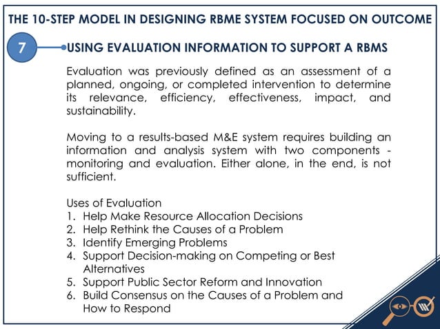 Ppt results based-monitoring-and-evaluation-g-dela-cruz | PDF