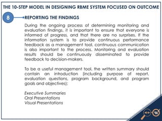 Ppt results based-monitoring-and-evaluation-g-dela-cruz | PDF