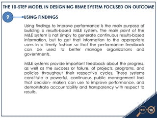 Ppt results based-monitoring-and-evaluation-g-dela-cruz | PDF