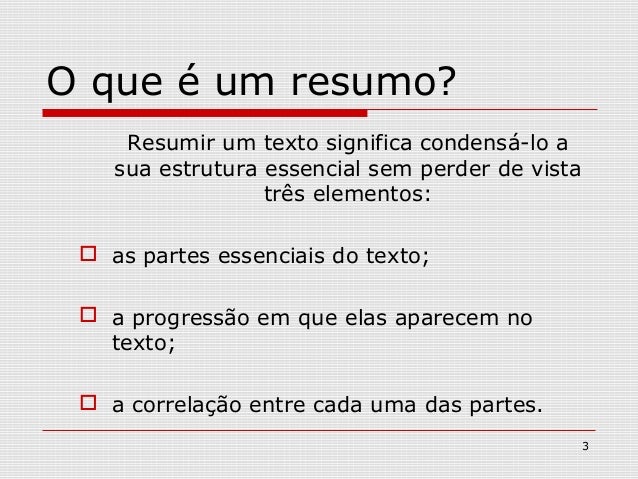 Resumo