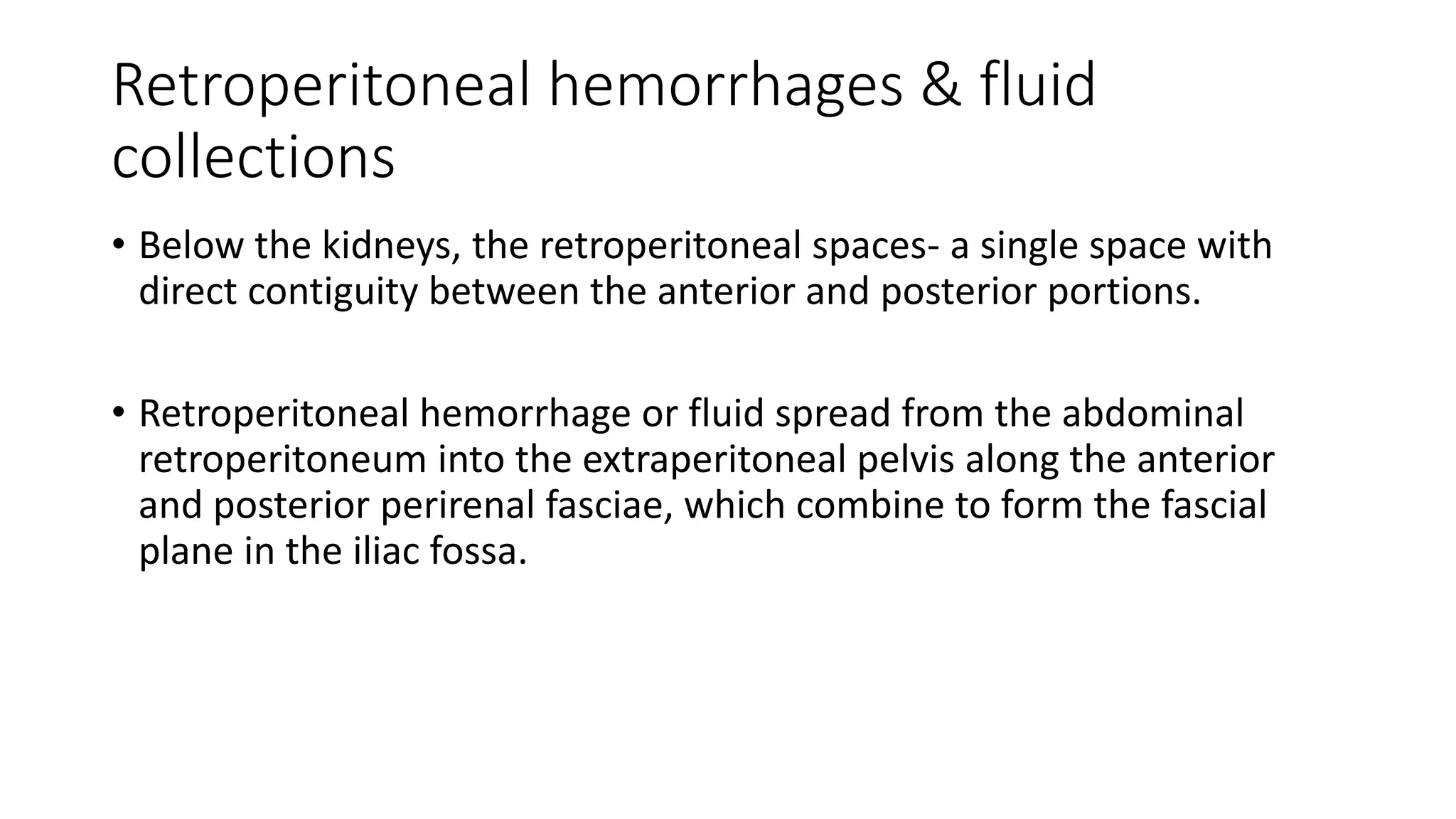 radiological anatomy of retroperitoneum powerpoint | PPTX
