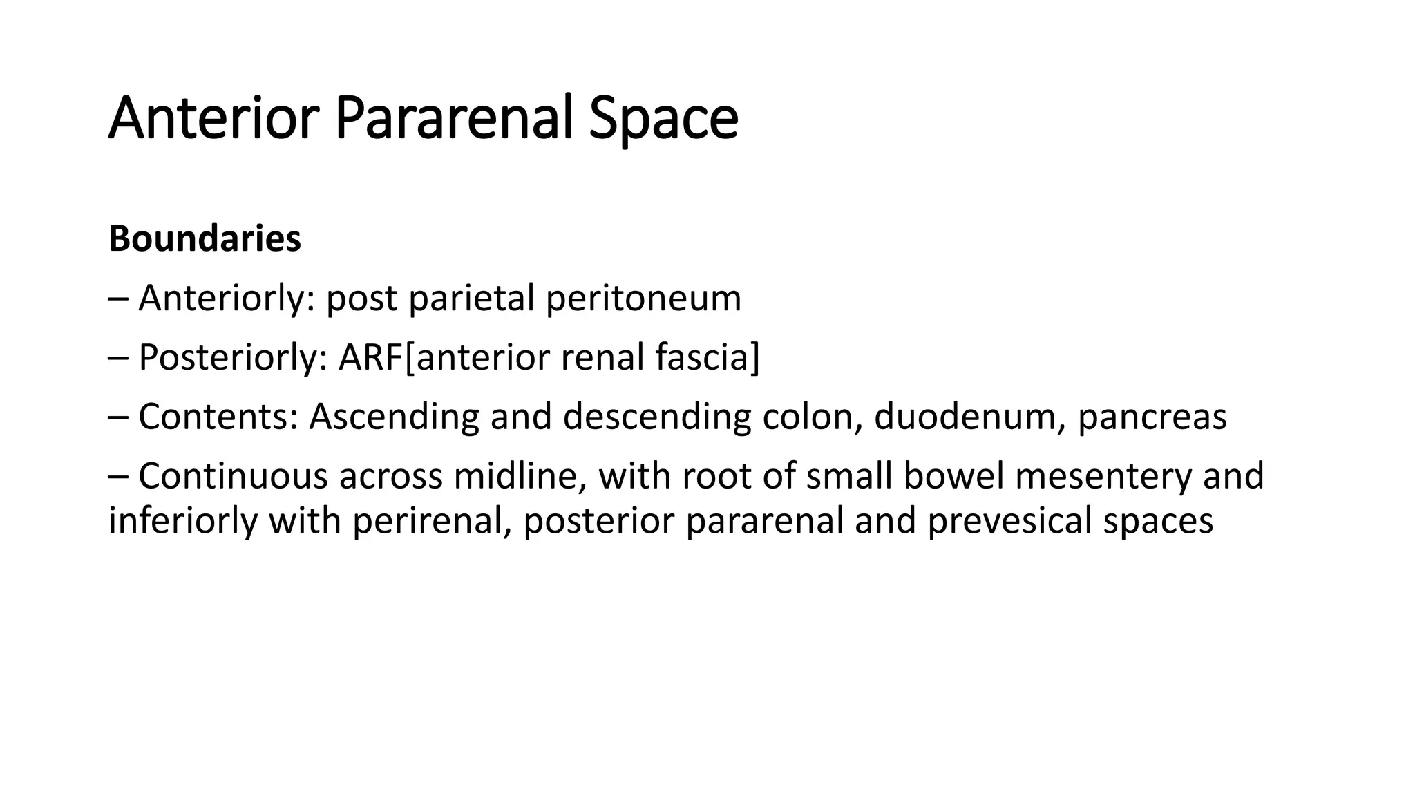 radiological anatomy of retroperitoneum powerpoint | PPTX