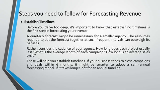 ppt Revenue Forecasting.pptx | Business Accounting & Finance | Business