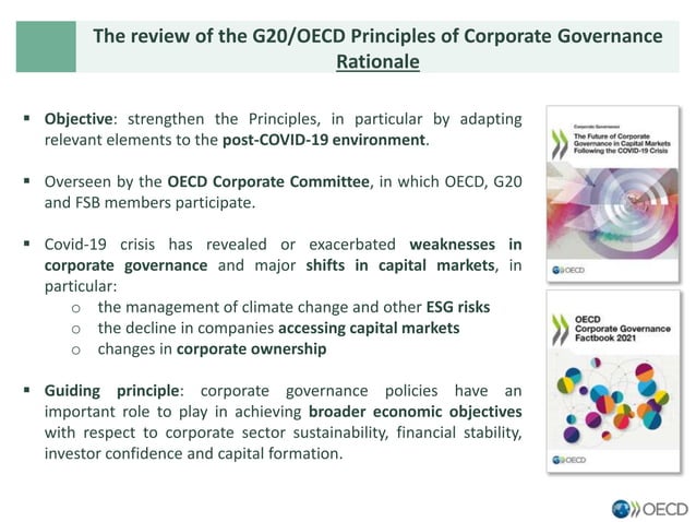 Review of the G20/OECD Principles of Corporate Governance | PPTX