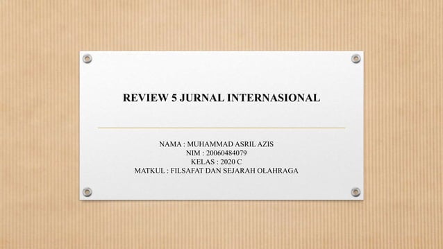 Ppt review jurnal | PPTX