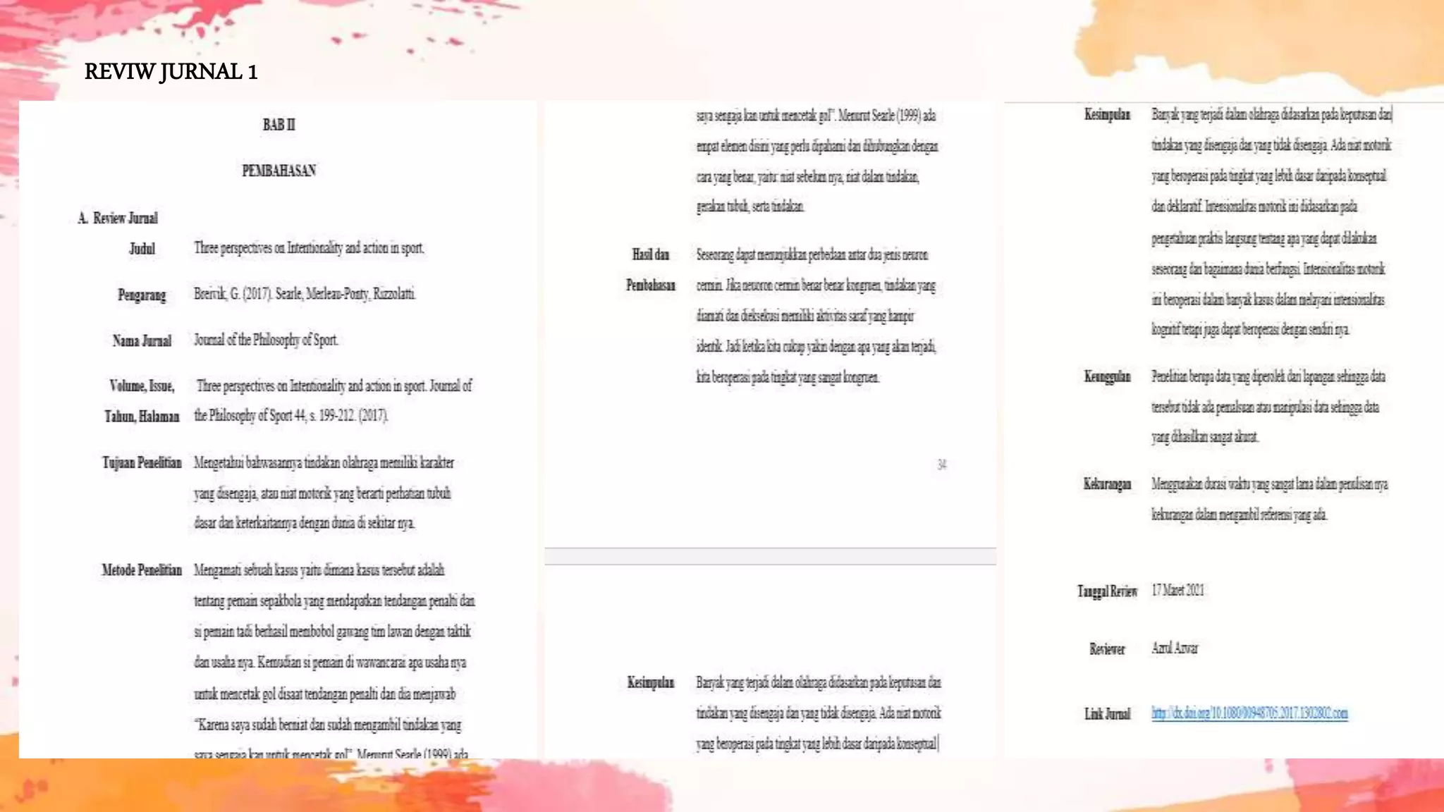 Ppt review jurnal internasional azrul azwar 20_d_130 | PPTX