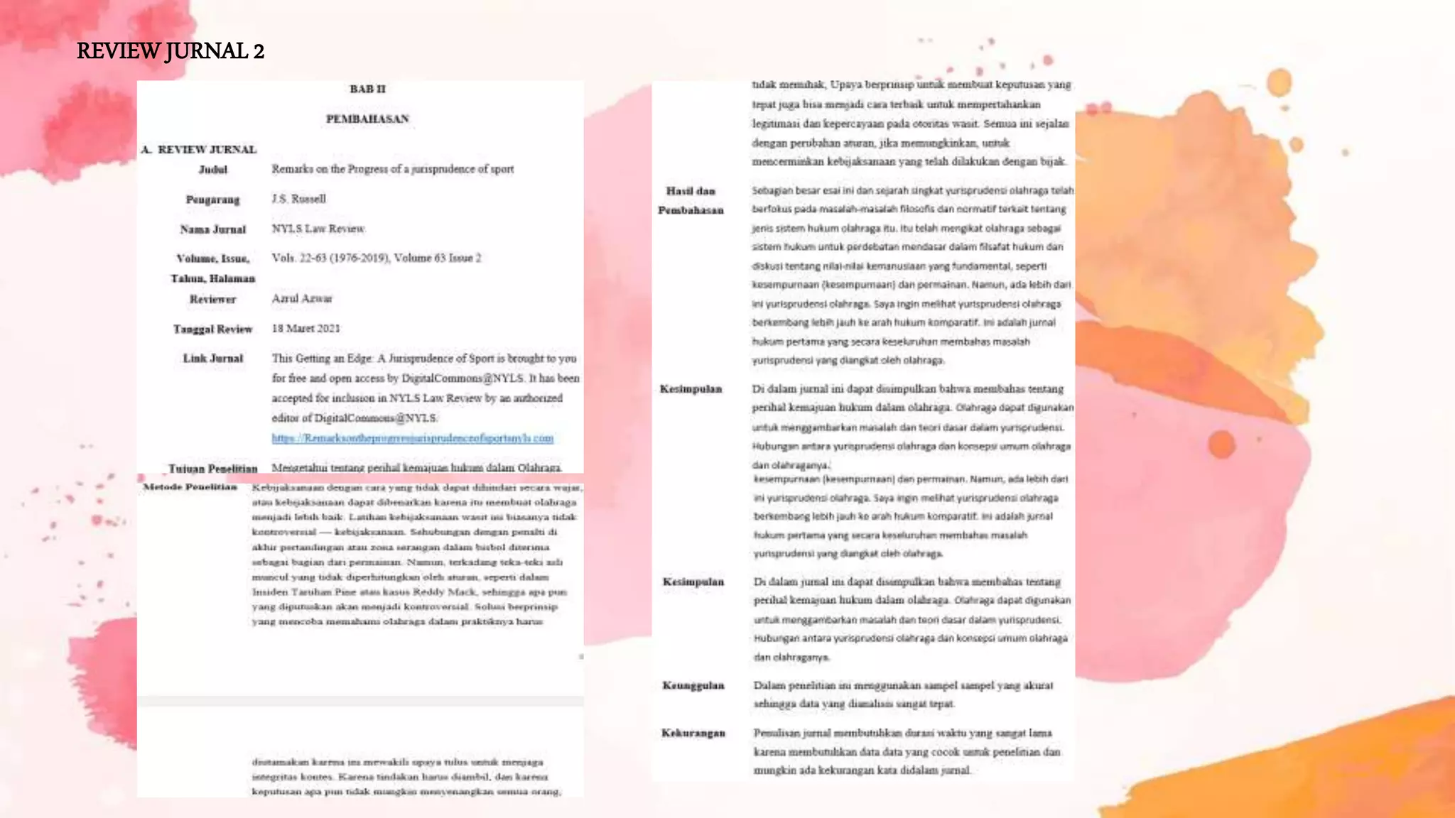 Ppt review jurnal internasional azrul azwar 20_d_130 | PPTX