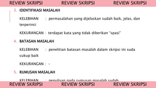 REVIEW SKRIPSI | PPTX