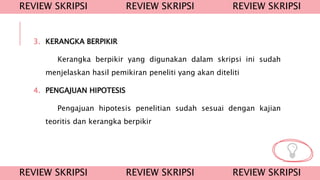 REVIEW SKRIPSI | PPTX