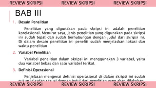 REVIEW SKRIPSI | PPTX