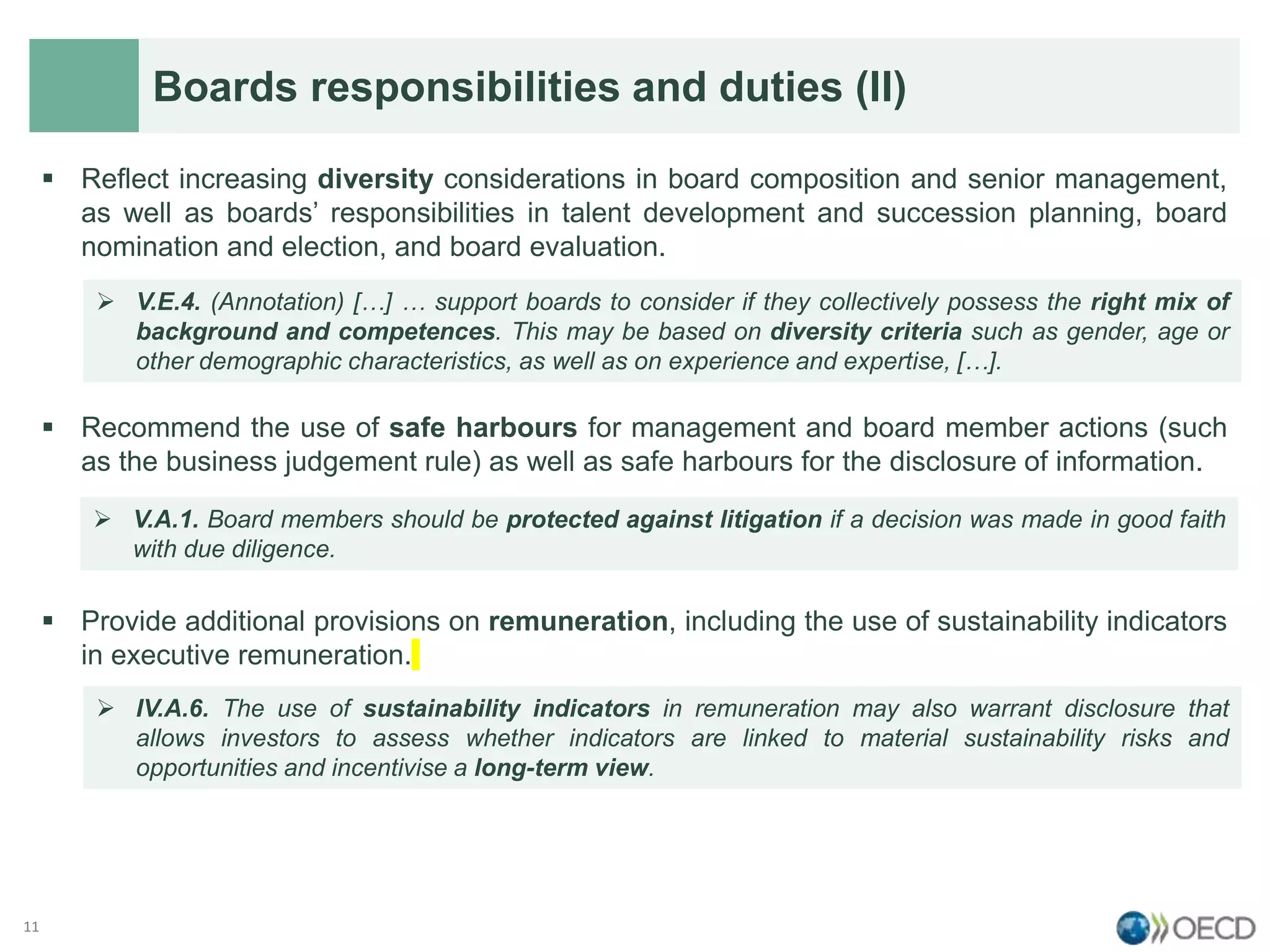 Revised G20-OECD Principles of Corporate Governance | PPTX
