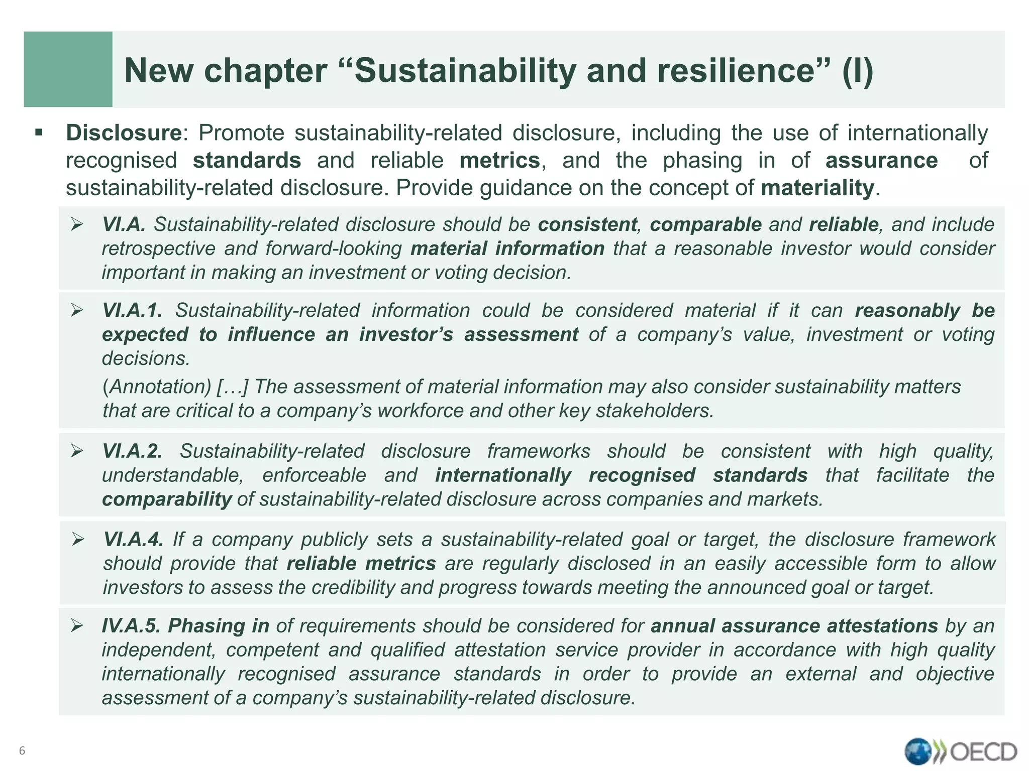 Revised G20-OECD Principles of Corporate Governance | PPTX