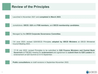 Revised G20-OECD Principles of Corporate Governance | PPTX