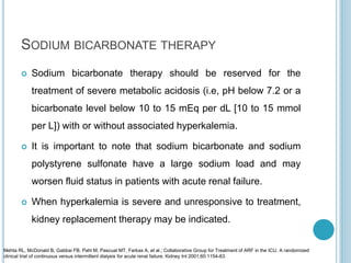 Acute Kidney Injury (for Undergraduates) | PPTX