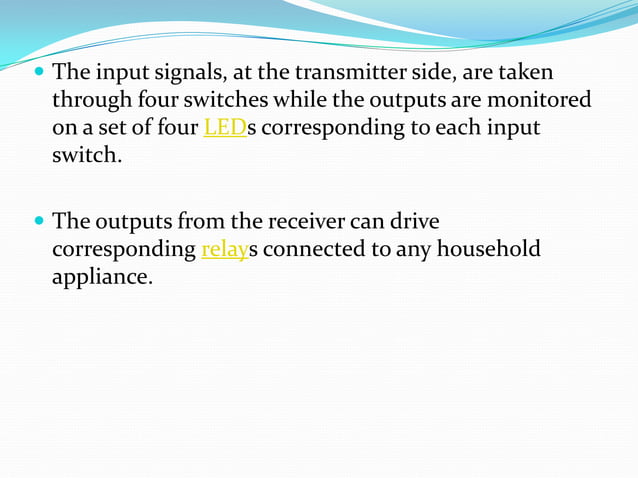 Ppt rf based home automation system 1 | PPT | Free Download