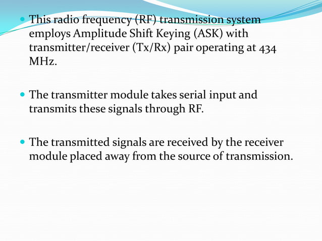 Ppt rf based home automation system 1 | PPT