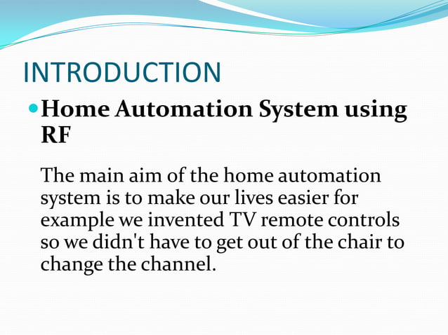 Ppt rf based home automation system 1 | PPT