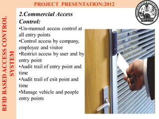 RFID BASED ACCESS CONTROL SYSTEM | PDF
