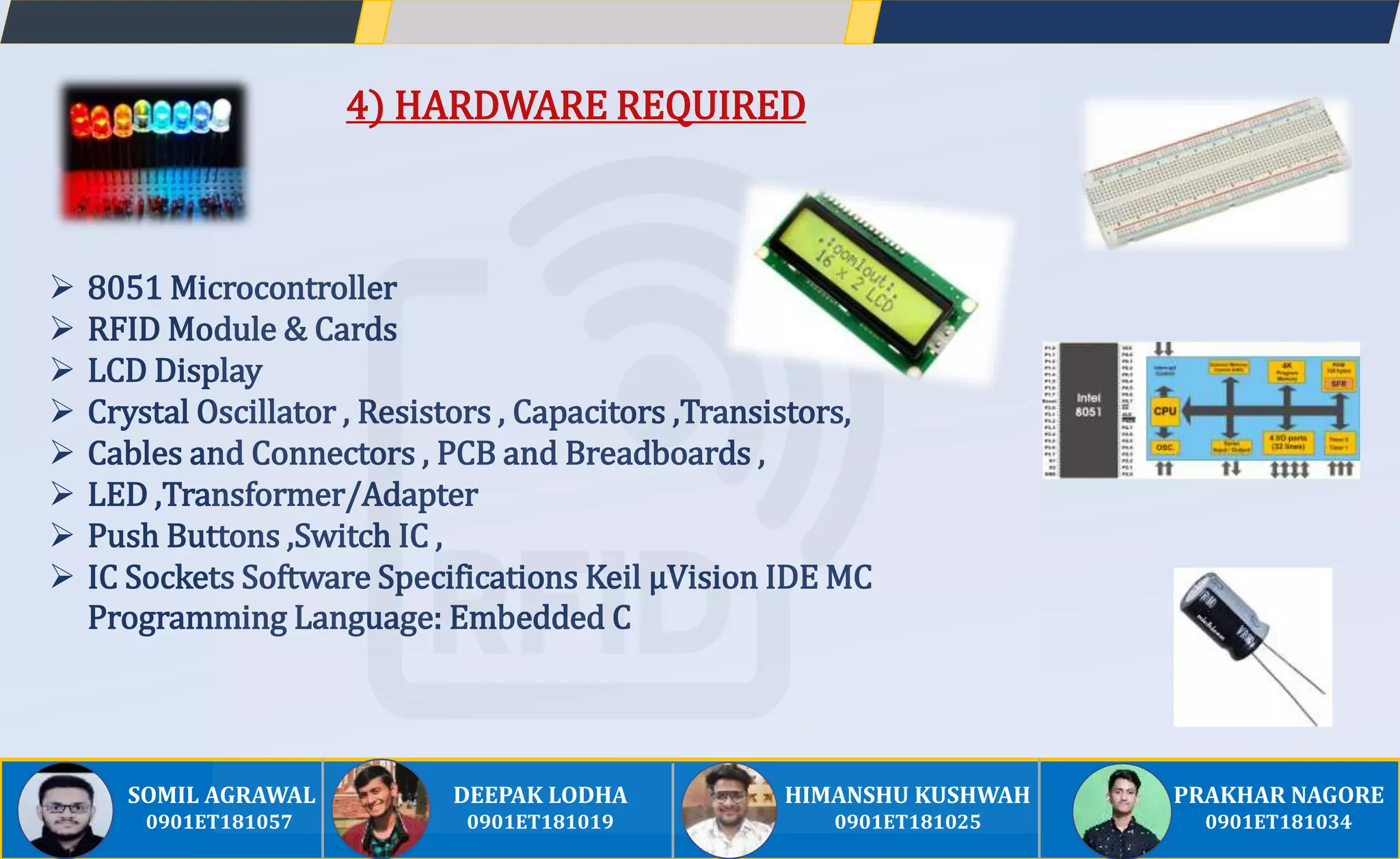 RFID based Smart Voting System | PPTX