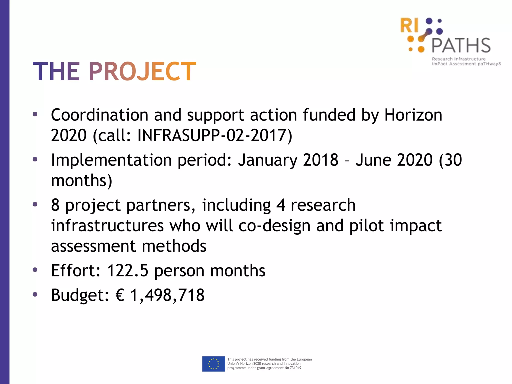 RI-PATHS project | PPT