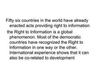 Ppt right to information law | PPT