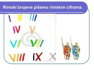 PPT Rimski brojevi.ppt-upoznavanje rimskih brojeva | PPT