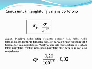 risk and return | PPTX