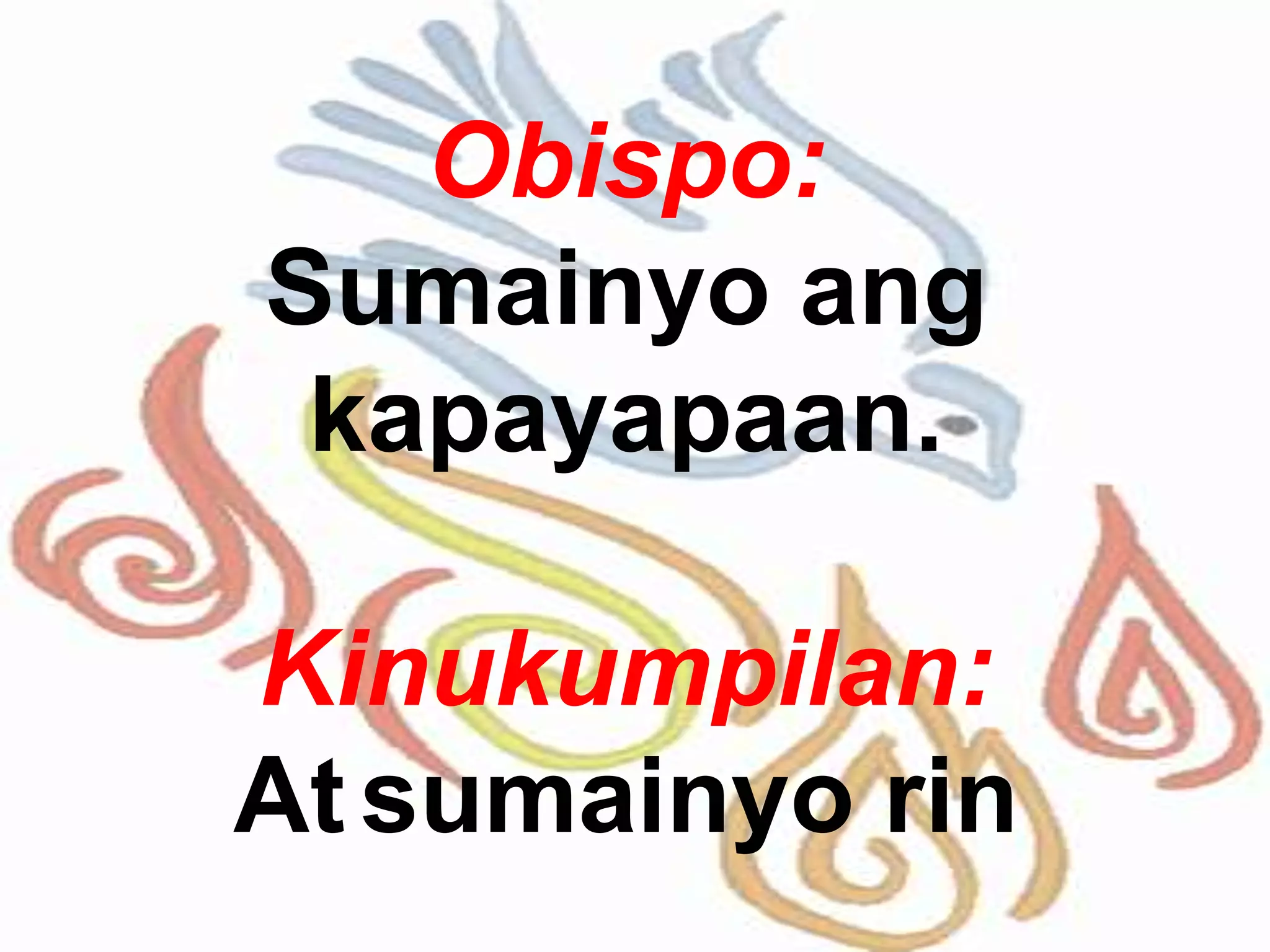 Ritu ng Sakramento ng Kumpil | PPTX